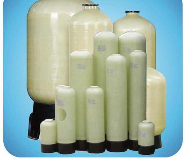 Quality Strong Fiberglass FRP Softener Vessel , 150psi Water Softener Tanks Custom for sale