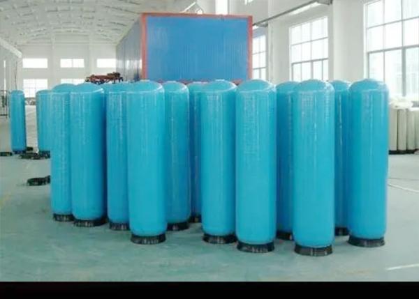 Quality Vertical Polyethylene PE Liner FRP Tank For Water Treatment Multi Color for sale