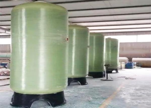 Quality High Vacuum Resistance FRP Pressure Vessel Tank Top Opening For Water Treatment for sale