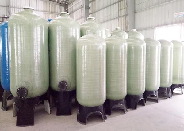 Quality Customizable Fiberglass Water Storage Tanks , PureLine FRP Pressure Tank White for sale