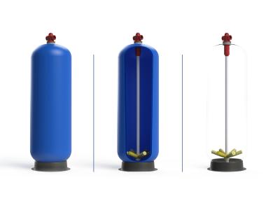 Cina Serbatoio a pressione di fibra di vetro industriale da 1000L, serbatoio di filtro dell' acqua in FRP CE ISO9001 in vendita