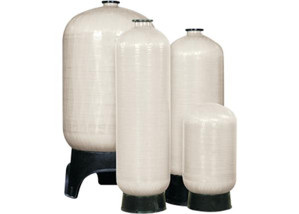 Quality Blue White Fiberglass FRP Tank For Water Treatment , Cylindrical Water Softener for sale