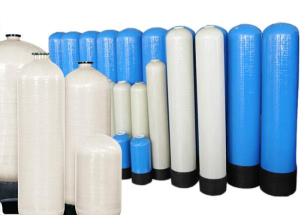 Quality Cylindrical Fiberglass FRP Water Treatment Tank , Water Pureline Vessel OEM for sale