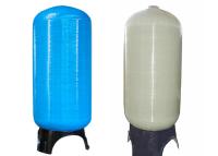 Quality Blue White Fiberglass FRP Tank For Water Treatment , Cylindrical Water Softener for sale