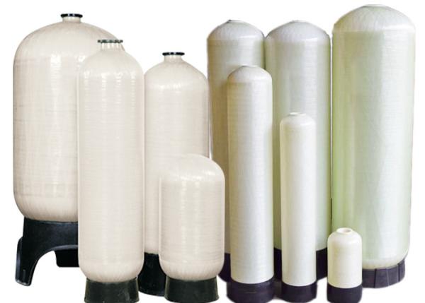 Quality Fiberglass FRP Pressure Vessel Tank water softener Vertical Cylindrical Shape for sale
