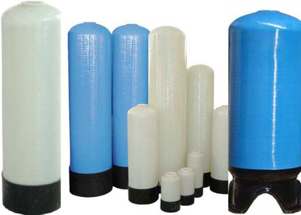 Quality Cylindrical Fiberglass FRP Water Treatment Tank , Water Pureline Vessel OEM for sale