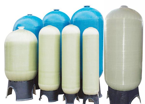 Quality FRP Water Treatment Tank Vessel / Ion Exchange Resin Tank For Filter Water for sale