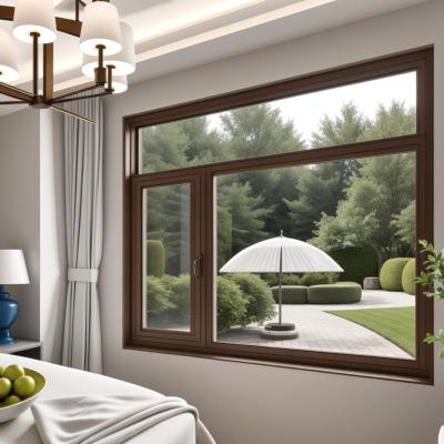 China Glass Thermal Break Aluminum Replacement Windows Casement Bottom Hung for sale