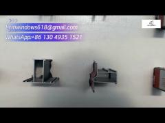 soundproof french style aluminium windows glass replacement horizontal opening