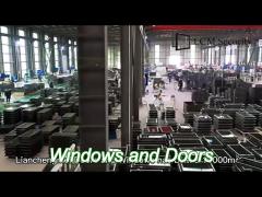 ODM Custom Made Aluminium Finestre a prova di vento Finestre a cassa moderna