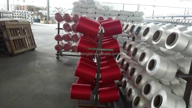 Close-up of High Tenacity PP Yarn texture