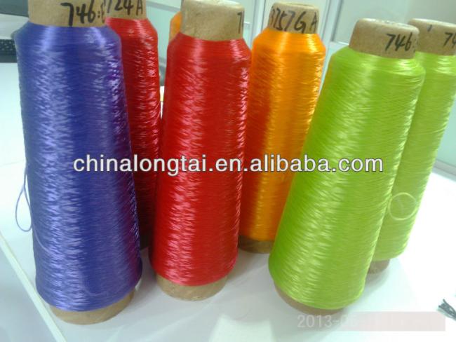 High Tenacity PP Yarn spools in green color