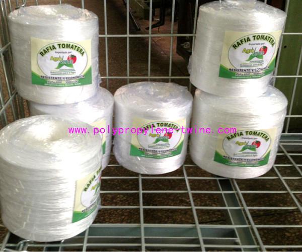 High Tenacity 6000D Tomato Tying Twine , Virgin PP Baler Twine UV Treated