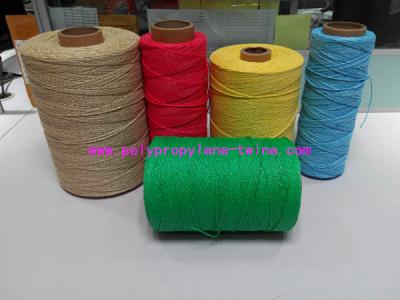 China Fadenwurstschleife Schnur-Weiß des Polypropylens 2ply/3ply verdrehtes/rotes 3kg 5kg/Roll zu verkaufen