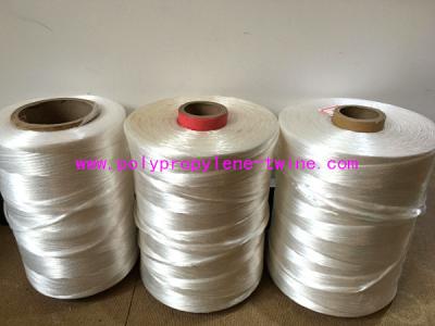 중국 100%년 Virgin 폴리프로필렌 충전물, 고강도 균열 털실 백색 색깔 판매용