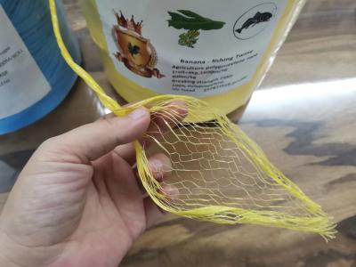 China 22500 Denier-Schwarz-Bananen-Schnur-Jungfrau-pp. materielle verdrehte und UVrolle des schutz-4KG for sale