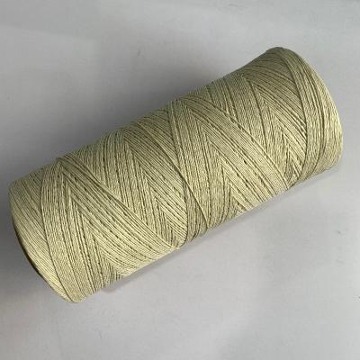 China Beige verdrehte pp. Wurst der Baumwollschleifen-4140D 2Ply, die Schnur für Metzger bindet zu verkaufen