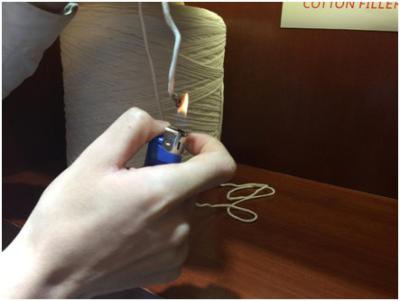 China OI>45 Halogen-free Flame Retardant Filler Recyle Cotton Yarn Environmental for sale