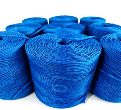 China Polypropylene split film rope pp baler twine for hay square and packaging for sale