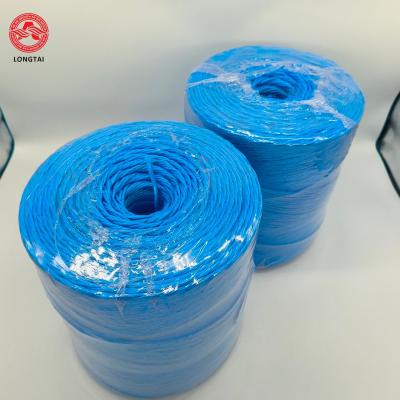 China UV Resistant / UV Stabilized Plant High Knot Strength Trellising & Vine Support Split Film PP Twine for tomato,cucumber in greenhouse or Farm for sale