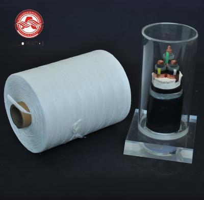 Cina Il filato 60000D pp torti bianchi ignifugi del riempitore del polipropilene del materiale da otturazione del cavo cabla il riempitore in vendita