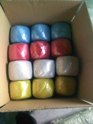 China Multifunction 2mm Raffia Twisted Polypropylene String Pp Plastic Twine for sale