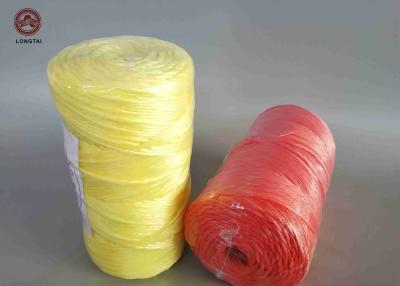 China Garden Red PP Raffia Agricultural Fibrillated 2mm Banana Twine for sale