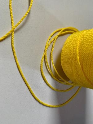 China Slijtvaste Draai 40 de Kabel van de het Polypropyleenstreng pp van TMP 210D 9 Te koop