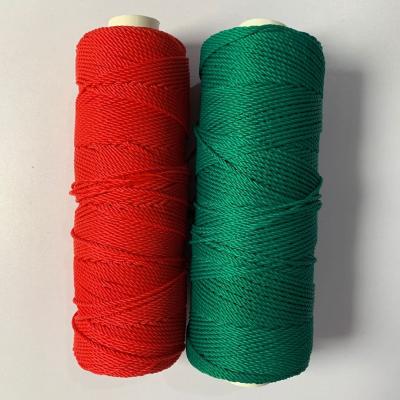중국 녹색 다섬유 나일론 7.5g/d 어망 끈 로프 폴리프로필렌 문자열 판매용