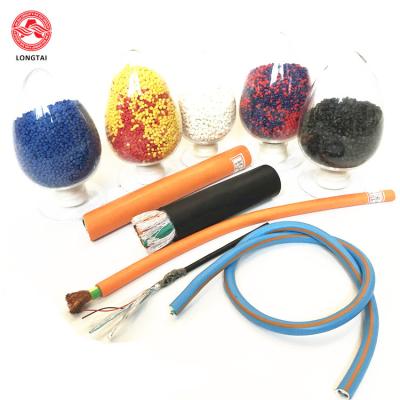Cina Composto molle colorato del PVC della prova di fuoco (granelli) per l'isolamento del cavo in vendita