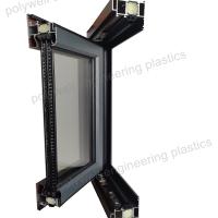 China Typhoon Resistant Balcony Push-Pull Windows Aluminum System Windows Break Bridge Profile for sale