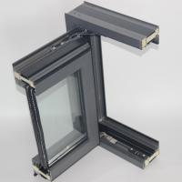 China Typhoon Resistant Balcony Push Pull Windows Aluminum System Broken Bridge Profile for sale