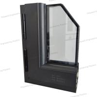 China Wind Proof Aluminum Frame System Window 6063 Double Glazed Energy Saving for sale