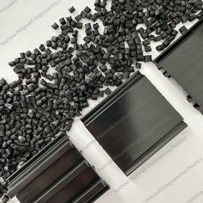 Cina PA66 Granuli di plastica Pellet di poliammide GF 25 Composti di nylon Plastiche rinforzate per tubi di rottura termica Barre in vendita