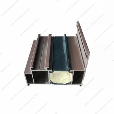 Cina Struttura di colore di alta qualità Dimensione Sistema di alluminio Push-Pull Finestre per isolamento acustico in vendita
