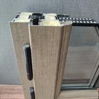 China Typhoon Resistant Balcony Push-Pull Windows Aluminum System Windows Break Bridge Profile for sale