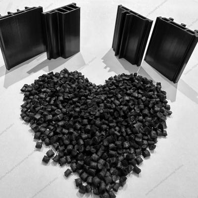 China Granuli rinforzati di nylon modificato PA66 GF25 Pellet di poliammide rinforzati per profili di plastica di ingegneria for sale