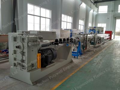 China Máquina de producción de tuberías de HDPE de plástico perforado eficiente Extrusión de alta velocidad en venta