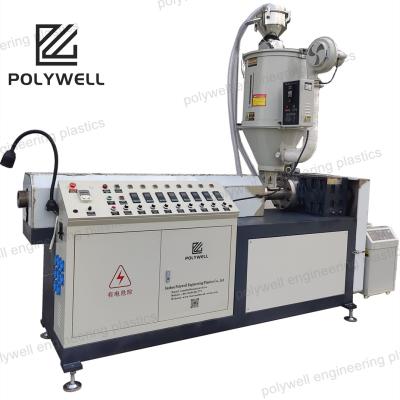 China Extrusão plástica Machinary da única máquina de nylon da extrusora do parafuso para o perfil do nylon PA66 à venda