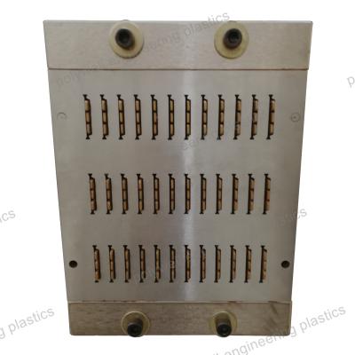 Cina Plastic Moulding Dies Used On Single Screw Machine For Heat Insulation Strips Production in vendita