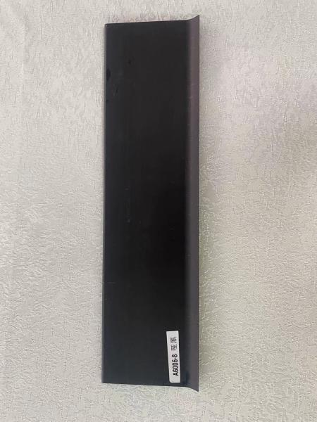 Quality Metal Black Baseboard Skirting Board with 2.5 Meters One Piece Aluminium Channel for sale