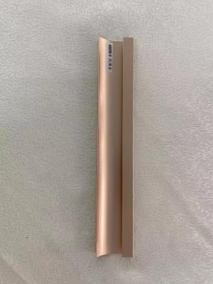 Cina Disegno di abbigliamento in metallo in argento in alluminio Profil Trim Protector in vendita