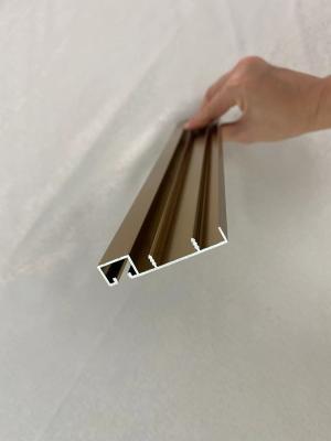 China Modern Design Style Aluminium Metal Wall Edge Skirting Board Profile Trim for Bedroom for sale