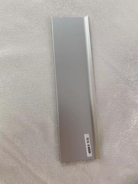 Quality 80mm Brushed Gold LED Aluminum Profile Skirting Baseboard for Wall and Floor for sale