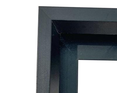 China Aluminium Alloy Frame Wall Mirror Bright Gold Aluminum Frame for Picture for sale