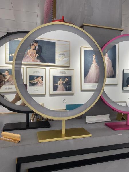 Quality Extruded Aluminium Profile Mirror Frame with Aluminum Alloy Lines and Brushed for sale