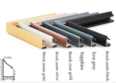 China 34.4mm Side Height Customized Metal Photo Frame for Aluminum Floating Picture Frame for sale