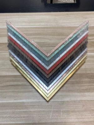 Cina Marco fotografico in legno d'oro rosa con telaio a specchio in vendita