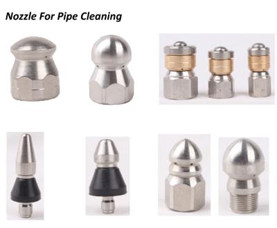 China High Pressure Nozzle Stainless Steel Pipe/Channel/Narrow Tank Cleaning Spraying Nozzle for sale