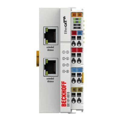 China EK1101-0010 EtherCAT couplers with ID dip switches support extended range for sale